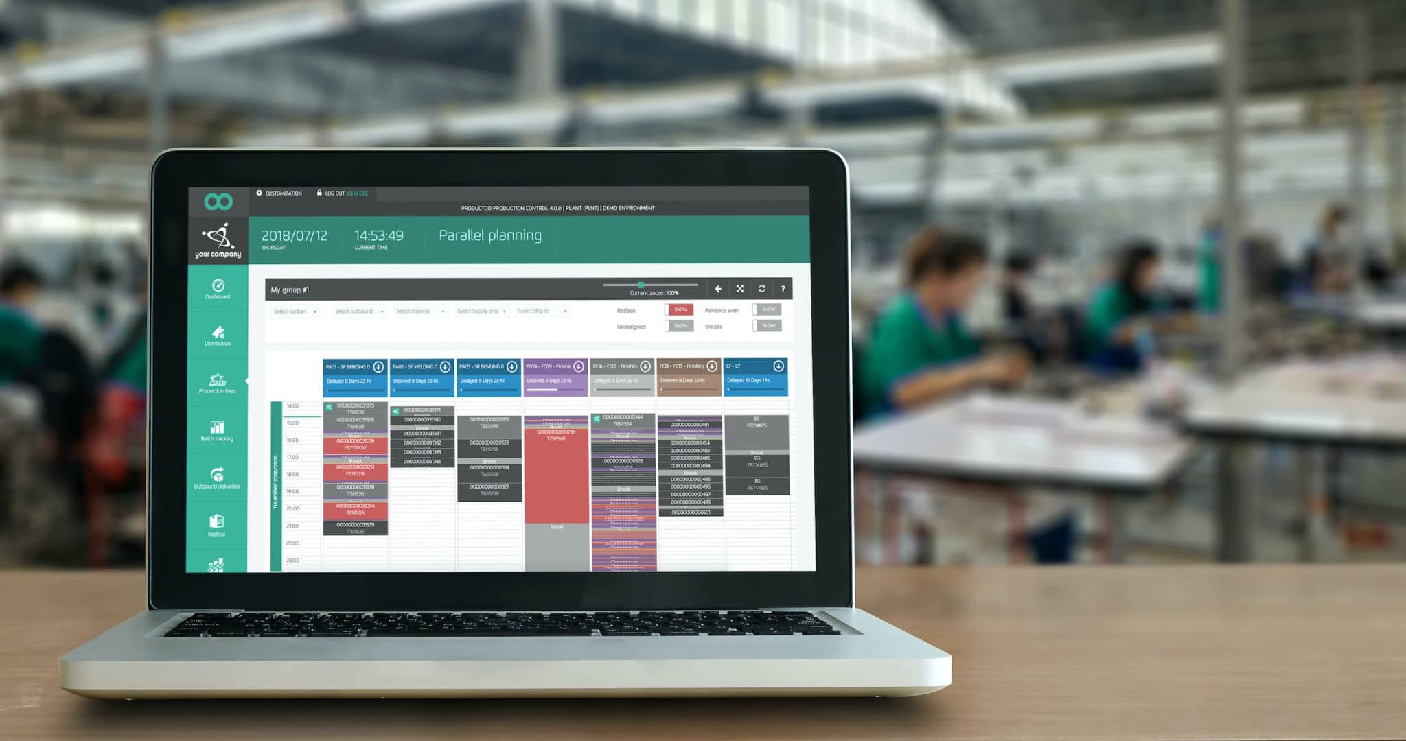 Electronic kanban software | E-Kanban by Productoo